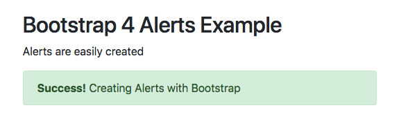 Bootstrap 4 Alert Notification With Example And Styles Tutorialmines