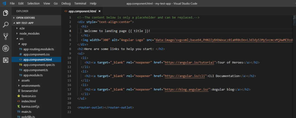 Project Setup Angular7 Create First App Tutorialmines